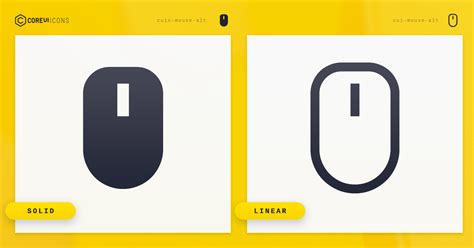 Mouse Alt Icon · Solid · Coreui Icons · Svg Javascript Typescript