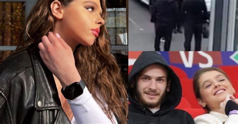 შეყვარებული წყვილის ემოციური კადრები ხვიჩა კვარაცხელია შეყვარებულს