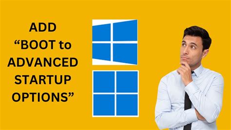 How To Add A “boot To Advanced Startup Options” To The Windows 11 Or 10 Context Menu