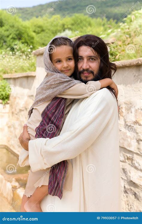 Jesus Holding Woman