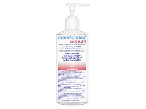 meridol med CHX 0,2%: Jetzt in der ergiebigen 1-Liter-Flasche für die ...