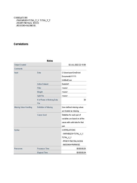 Uji Korelasi Hubungan Variabel X Dan Y Pdf Variable Mathematics Variable Computer
