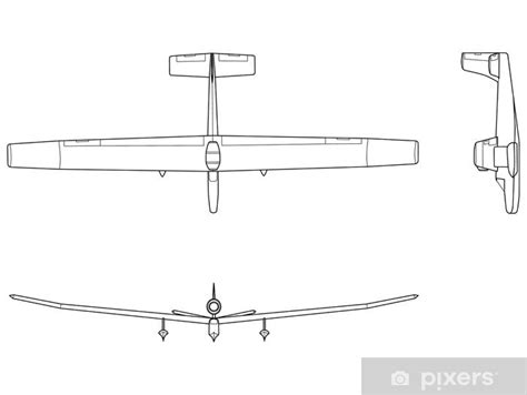 Sticker Single Place Jet Powered Float Plane Pixersuk