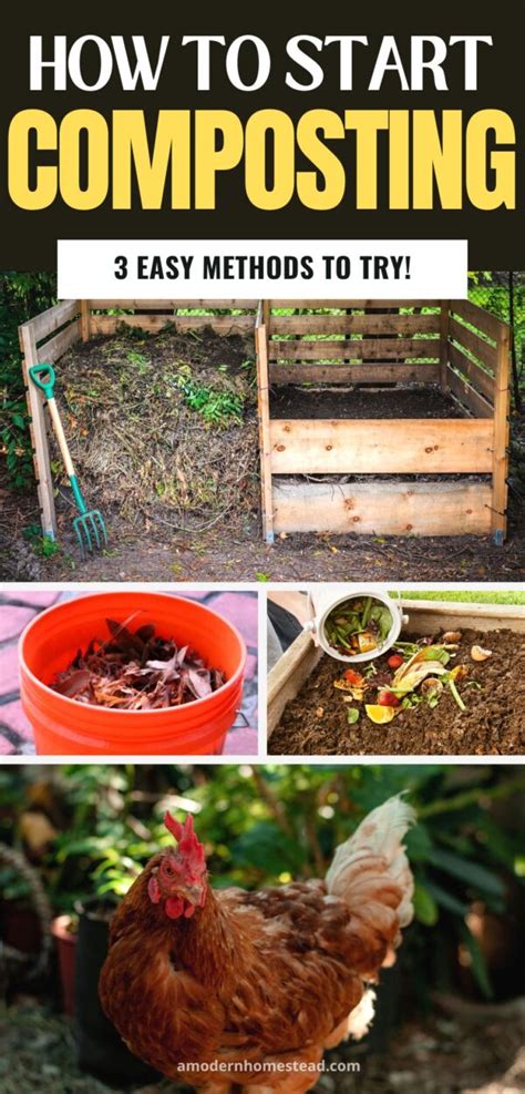 How To Start Composting Easy Methods