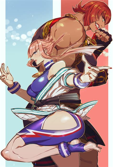 Manon Legrand And Marisa Street Fighter And 1 More Drawn By Rozavamp