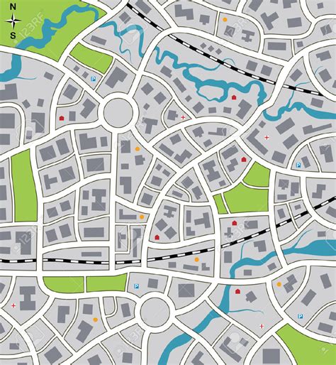 City Map Vector Free At Getdrawings Free Download