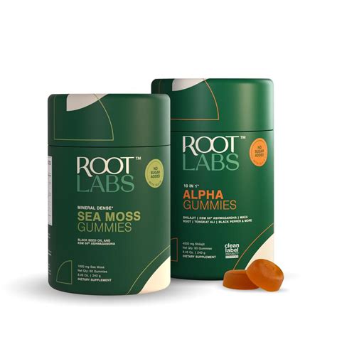 Root Labs By Be Bodywise 10 1 Alpha And Seamoss Combo 100 Himalayan