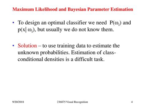 Outline Maximum Likelihood Maximum A Posteriori Map Estimation Ppt Download
