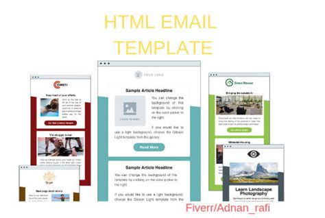 create responsive email template by adnan rafi fiverr