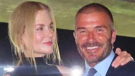 „Некој спие на софата“ Никол Кидман малку се заборави како го гледа Дејвид Бекам додека