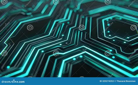 Striking 3d Rendering Showcasing Abstract Cyber Security Theme With