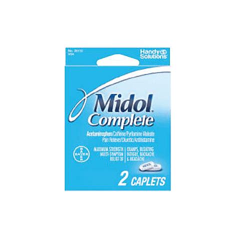 Midol Complete Caplets 4 Ct Buehlers