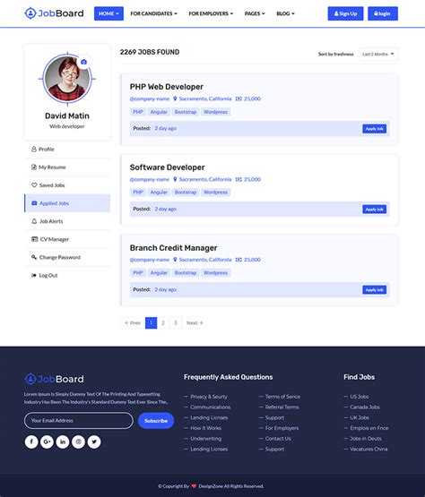 Jobboard React Job Board Job Seeker And Listing Template