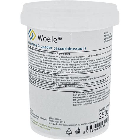 Woele Vitamine C Ascorbinezuur 250g