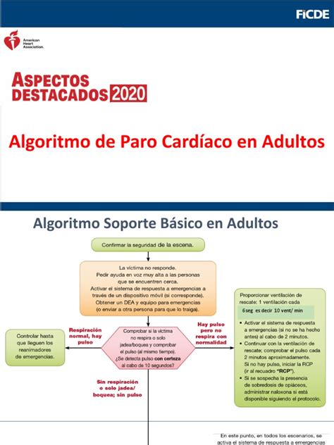 Svca Algoritmo Adulto Aha 2020 Pdf
