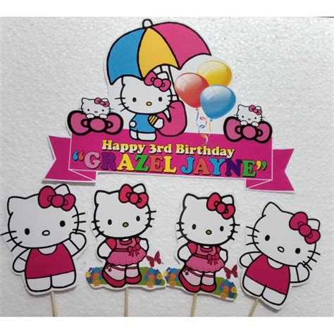 Hello Kitty Cake Topper Printable Hd Printable Free Templates