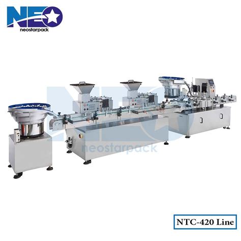정제 카운팅 충전 라인 정제 카운팅 캡핑 충전 기계 포장 장비 제조업체 Neostarpack Co Ltd