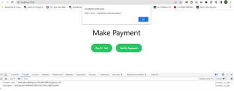 signature verification failed r solana