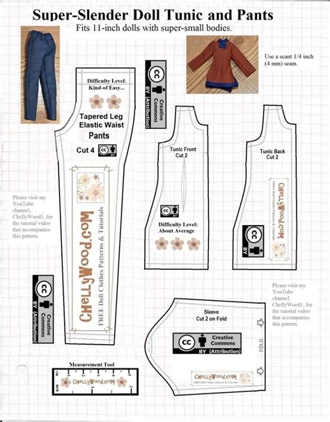 Monster High Doll Clothes Patterns Free Printable Pattern