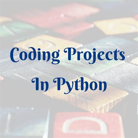 Coding Projects In Python Kaliyona