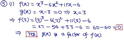 ICSE Maths Solutions Class Chapter Factor Theorem Factorization