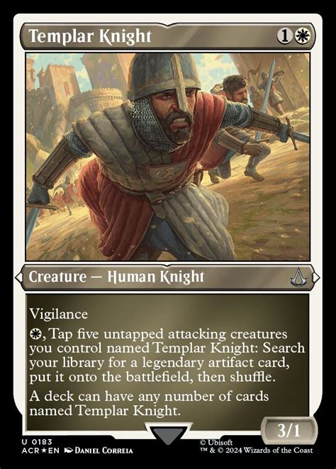 Templar Knight Universes Beyond Assassins Creed Variants Foil
