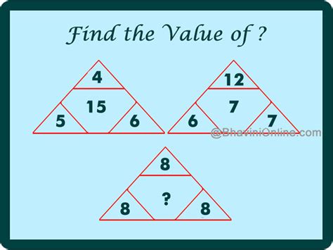 Find The Missing Number In The Third Triangle