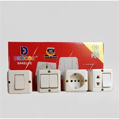 Jual Saklar Tempel Engkel Seri Stop Kontak Engkel Stop Kontak Broco Shopee Indonesia