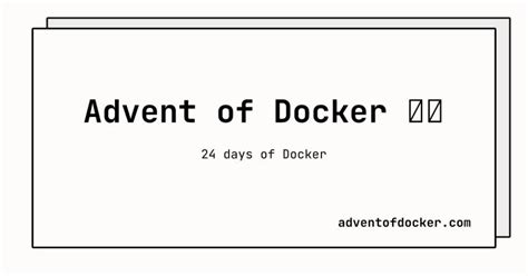 Neha Bajjuri On Linkedin Advent Of Docker 🐳🎄