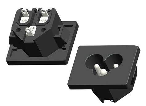 C AC Power Inlet Solder Type KLS Connector C AC Power Inlet Solder Type KLS Connector