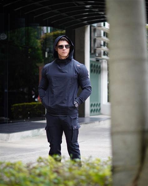 Max Murillo Mens Gym Hoodies Black Hoodie Gym Outfit