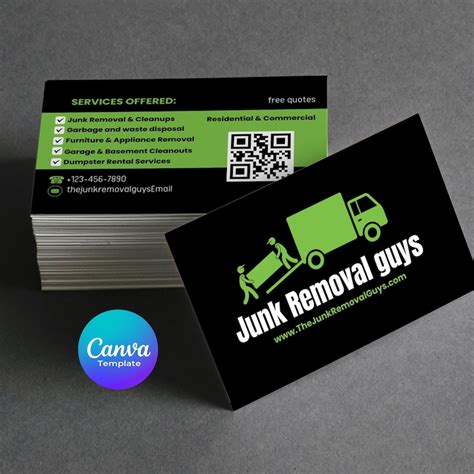 Removals Business Cards Etsy
