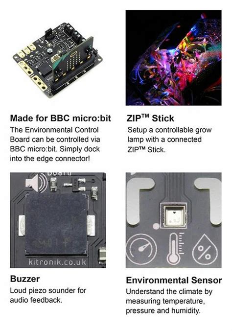 Kit De Estufa Inteligente Kitronik Para BBC Micro Bit Opencircuit
