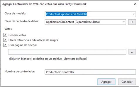 exportar datos a excel asp core asp core master