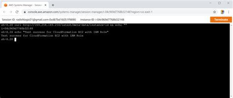 Ec2 With Iam Role Cloudformation Sample Template Radish Logic