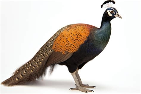Premium Ai Image Peacock Isolated On A White Background