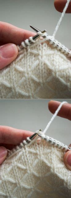 Узор Спицами Вязаные стежки Техники вязания Уроки вязания