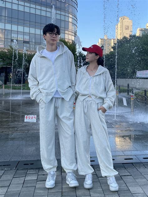 최저가트레이닝세트 남녀공용 무지 트레이닝복 후드 집업 와이드 팬츠 크롭 후드집업 학생 반집업 맨투맨 에이블리