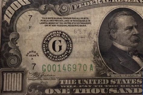 1000 Dollar Bill Worth Today