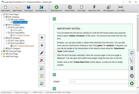 可视化网页表单制作工具arclab Web Form Builder 522破解版 云创源码
