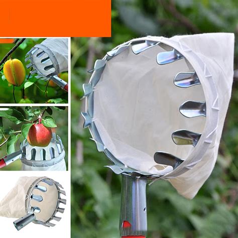 1 Pc Outils De Cueillette De Fruits Outils De Cueillette De Cerises En Métal Têtes De Panier