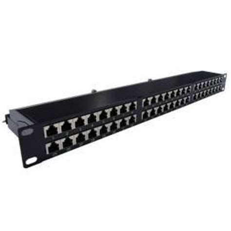 Cat6a 48 Port Patch Panel 2u Data Shielded