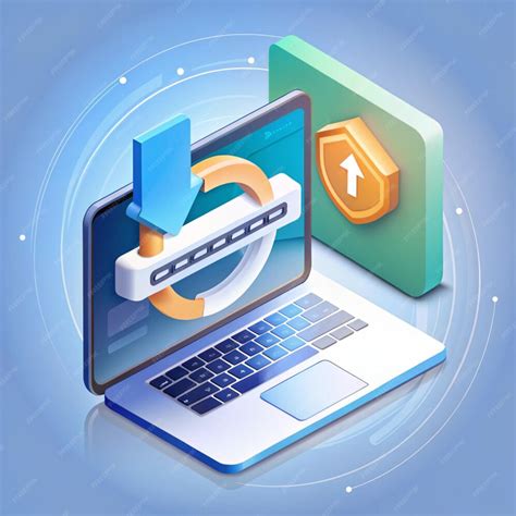 3d Password Reset On Computer Update Personal Data Concept Getting A New Username And Password