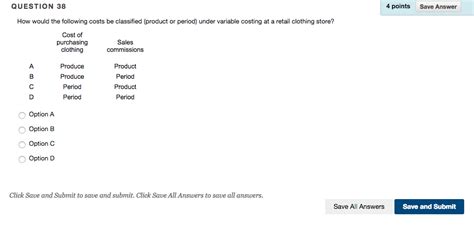 solved how would the following costs be classified product