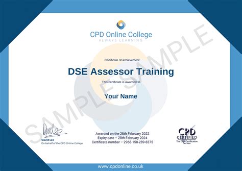 Dse Assessor Training Cpd Approved Online Training And Certificate