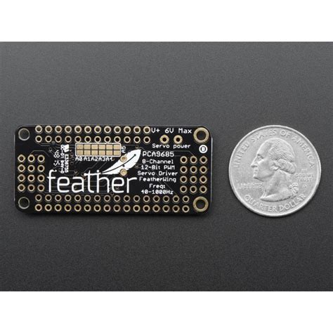 FeatherWIng 8 Output PWM Servo For Feather Card Boutique Semageek