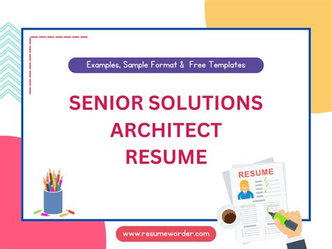 Solution Architect Resume Examples Sample Templates Tips Resumeworder