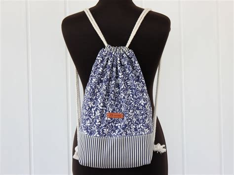 Drawstring Backpack Sewing Pattern Easy Sewing Project Bag Ruksack