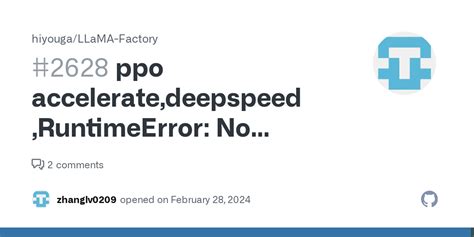 Ppo Acceleratedeepspeed Runtimeerror No Backend Type Associated With