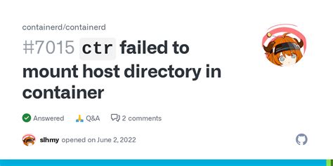 `ctr` failed to mount host directory in container · containerd